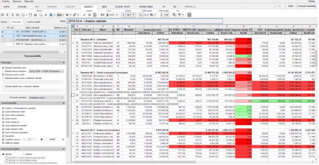 Vývoj softwaru pro stavebnictví - Valbek