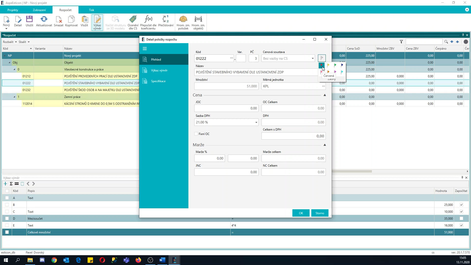 Vývoj softwaru pro stavebnictví - Valbek